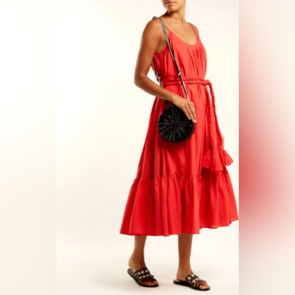 RHODE | Dresses | Rhode Resort Lea Dress Red | Poshmark